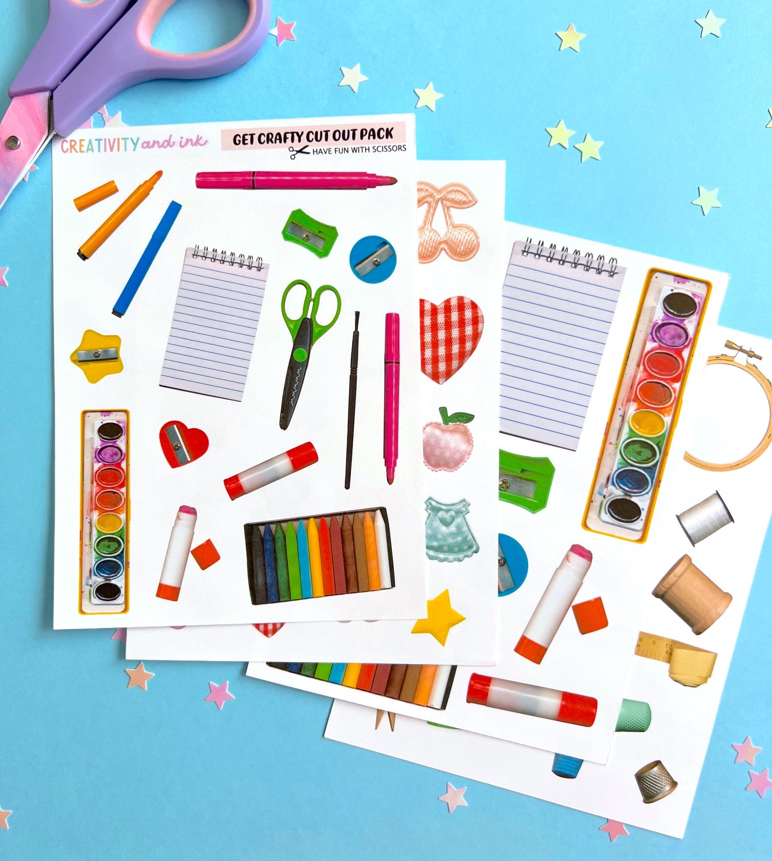 Get Crafty CUT OUT Pack – Creativity and Ink