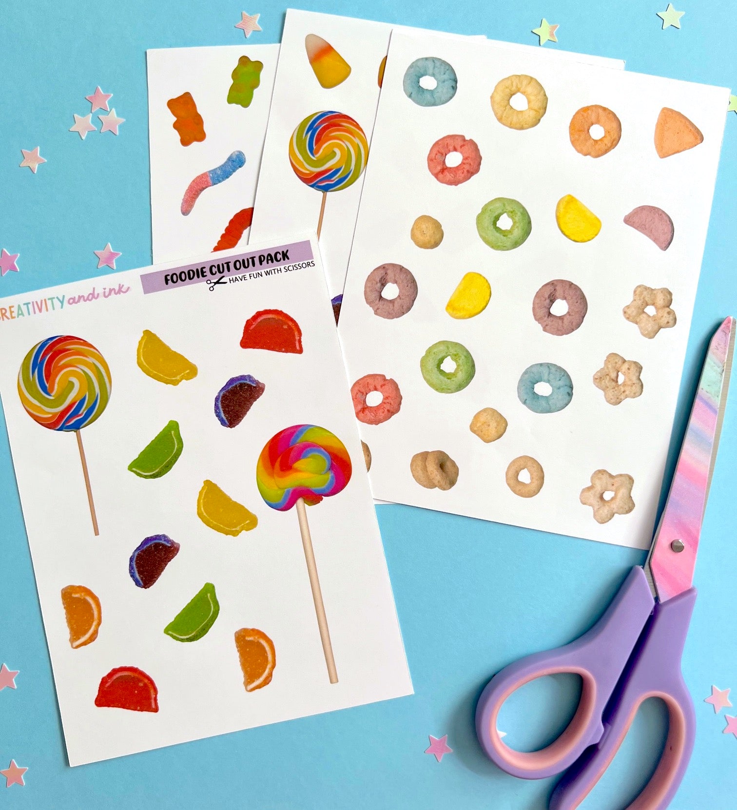 Foodies CUT OUT Pack – Creativity and Ink